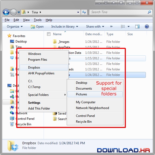 Download Folders Popup v5.2.3 for Windows - Download.io